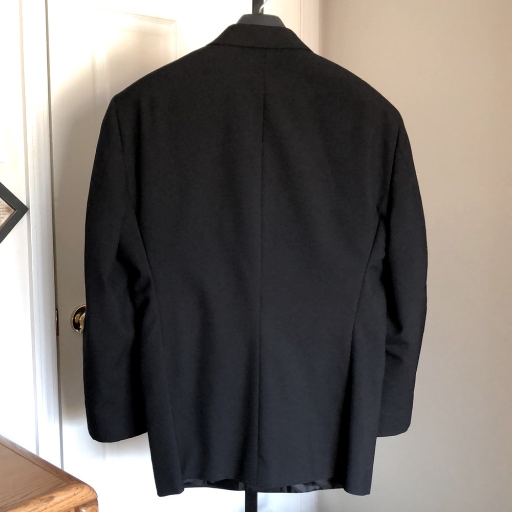 46 Reg 2 Button 100% Tropical Worsted Wool Suit ~Jack… - Gem